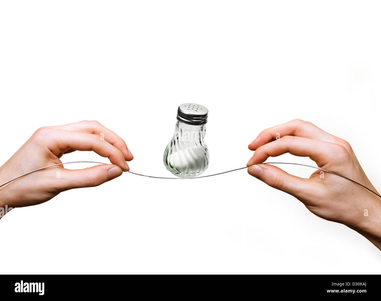 Hands with salt hi-res stock photography and images - Alamy