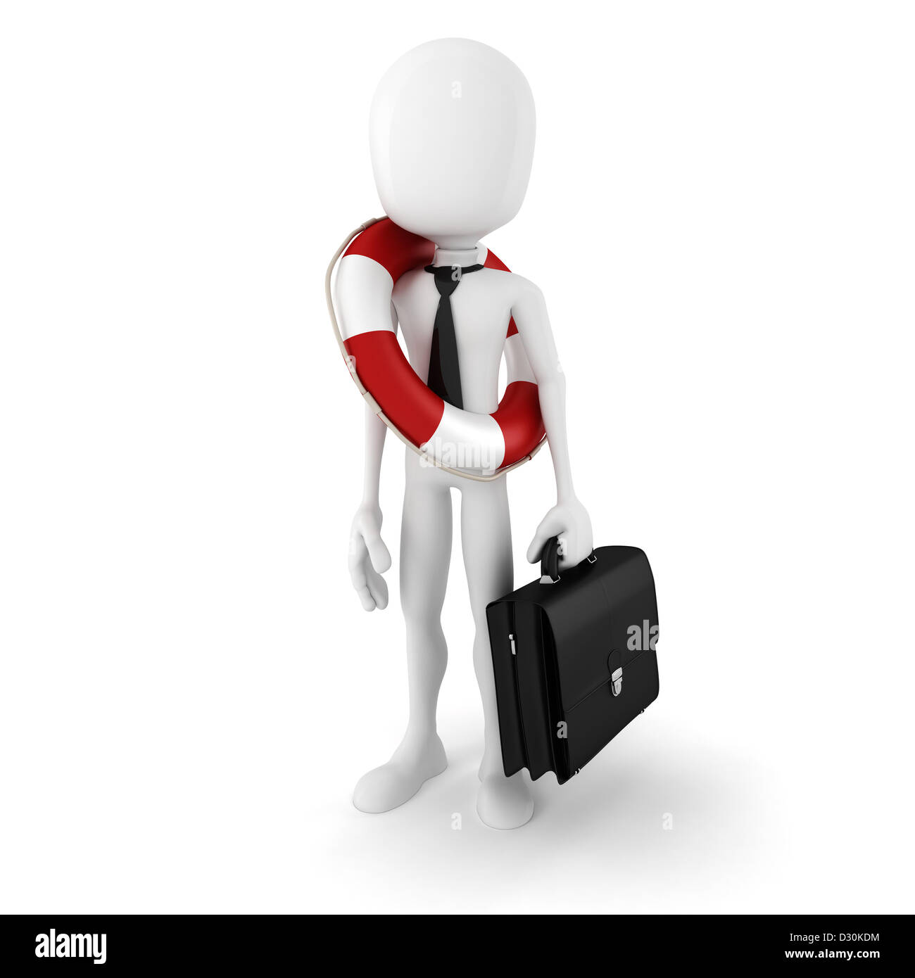 3d man business solutions Stock Photo - Alamy