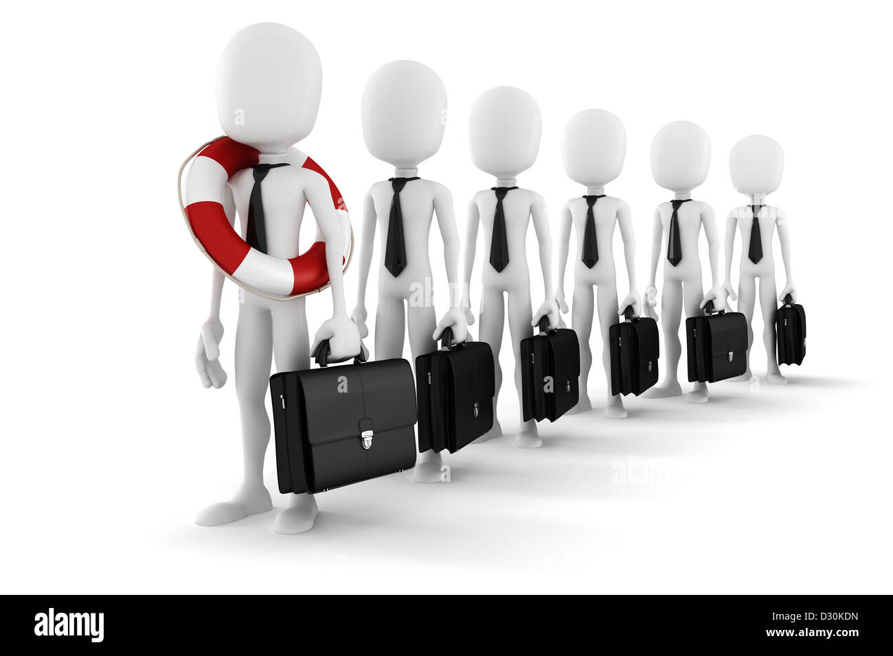 3d man business solutions Stock Photo - Alamy