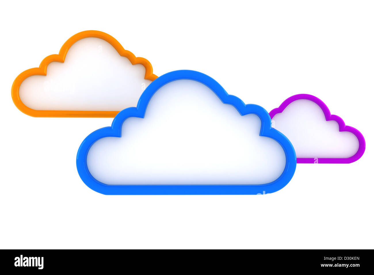 3d cloud bubble talk hi-res stock photography and images - Alamy