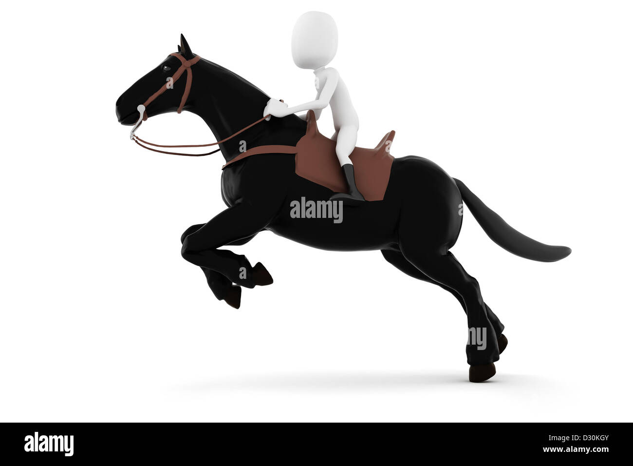 Horseback riding boots Cut Out Stock Images & Pictures - Alamy