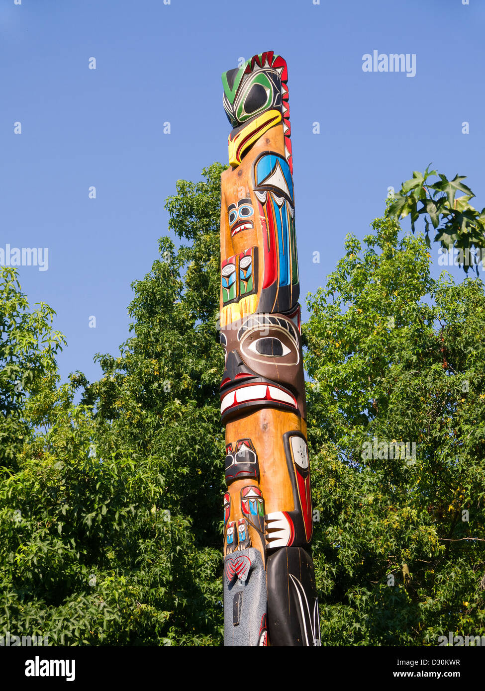 Totem Pole in Seattle Washington State USA Stock Photo - Alamy