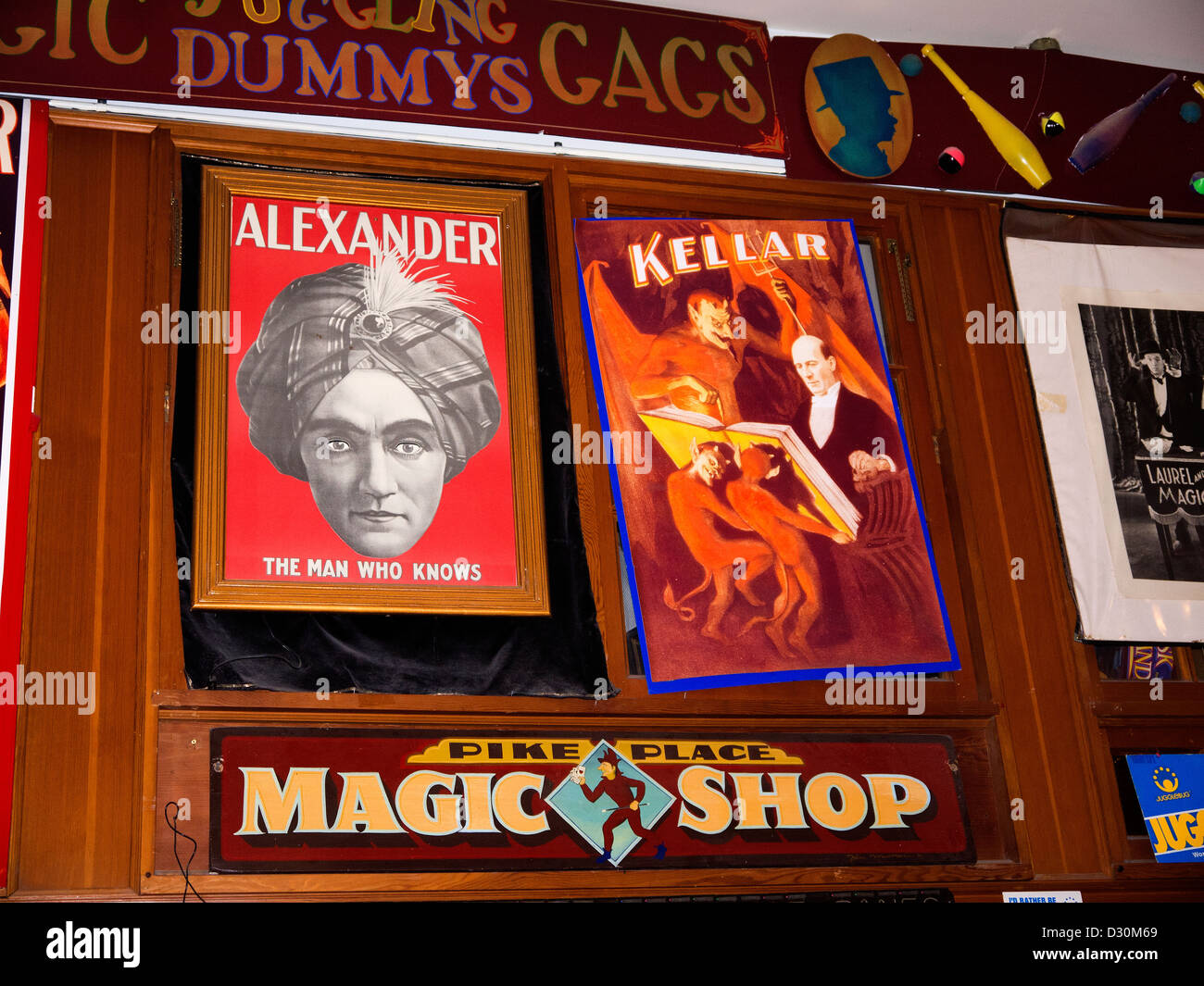 Magic shop on Waterfront in Seattle Washington State USA Stock Photo ...