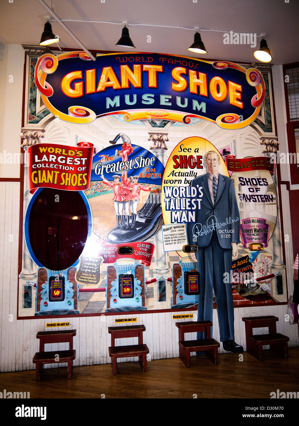 Shoe Museum on the waterfront in Seattle Washington State USA Stock ...