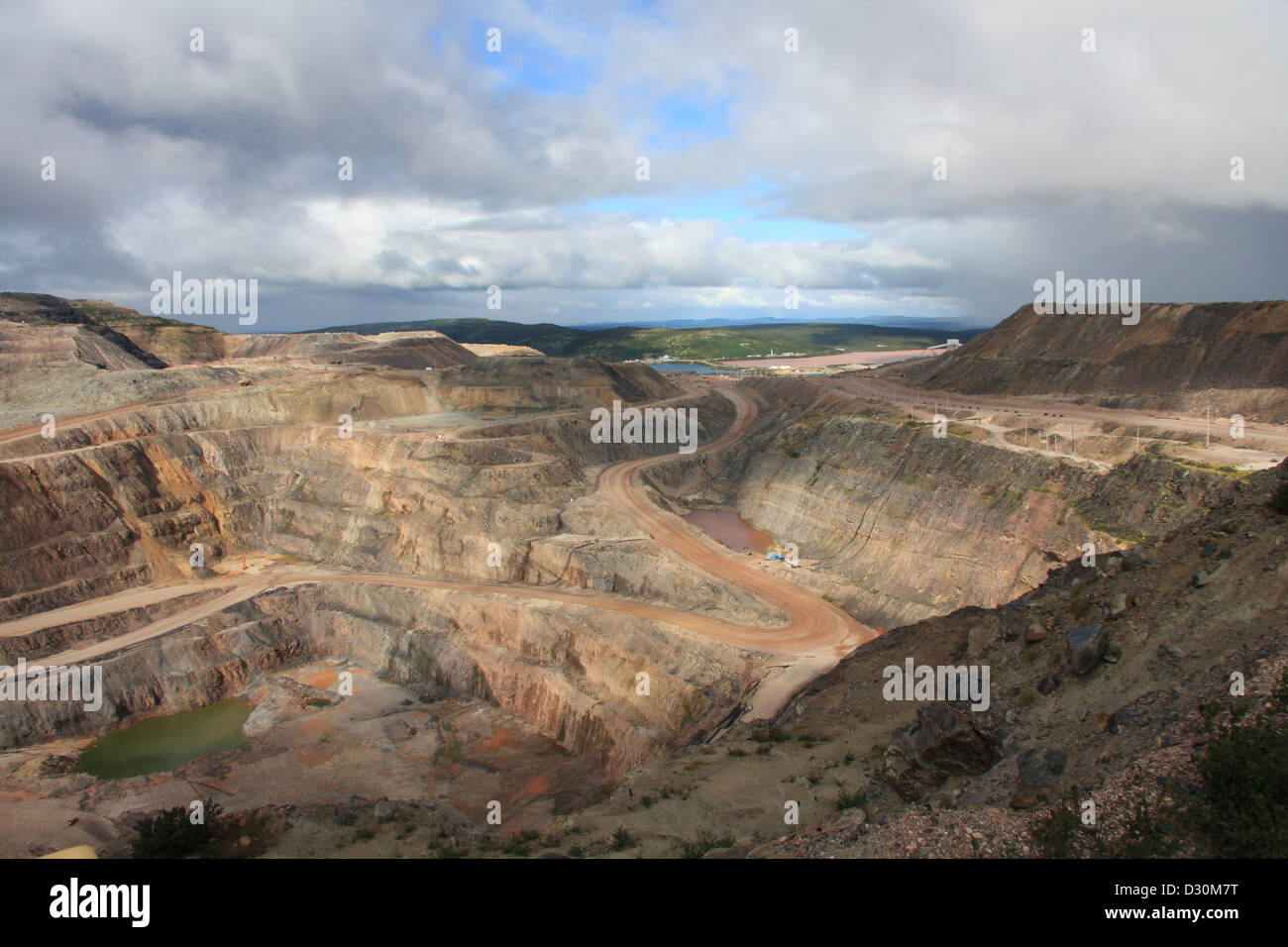 Biggest Canadian open pit iron mine in Fort Wright Next to Fermont ...