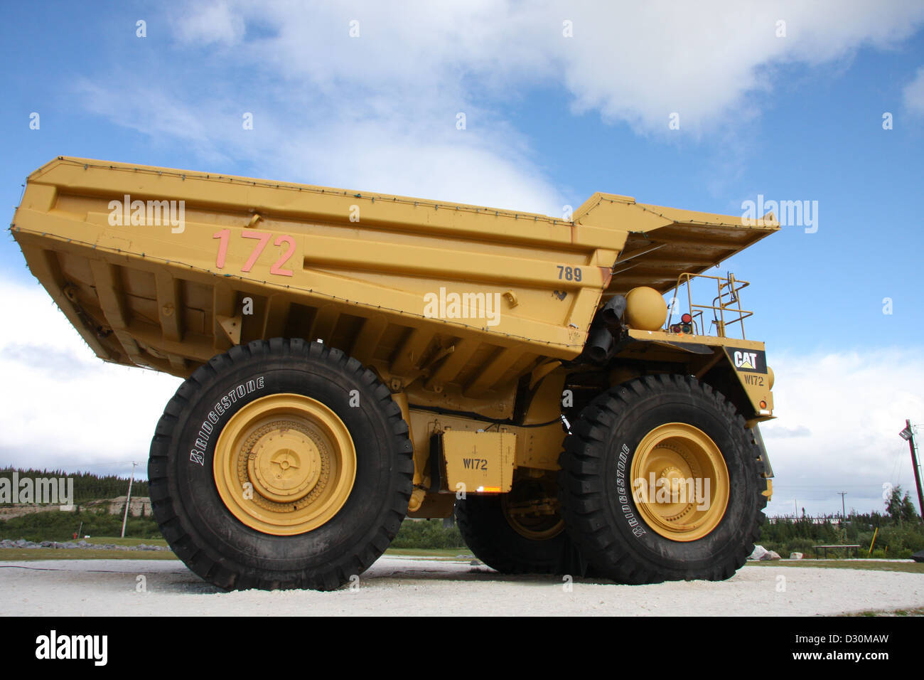 Huge mining truck Fermont Northeastern Quebec Canada Stock Photo - Alamy