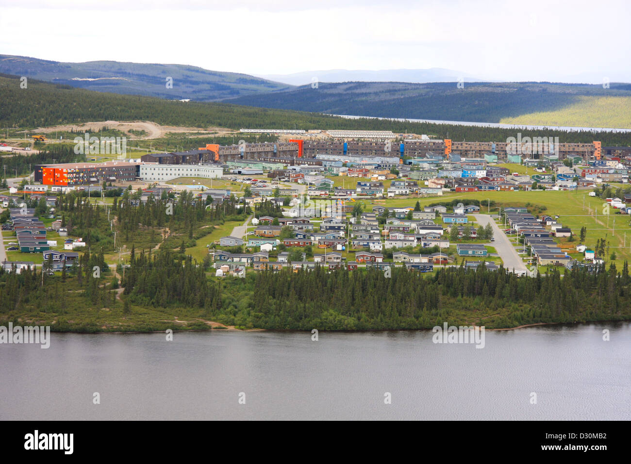Mining town of Fermont in NorthEastern Quebec Caniapiscau Cote-Nord ...