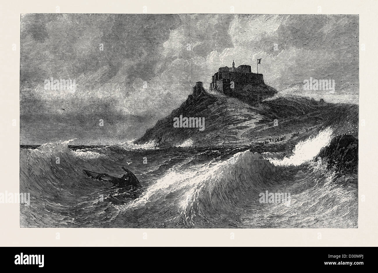 A FRESH GALE MOUNT ORGUEIL JERSEY BY E. HAYES IN THE EXHIBITION OF THE ...