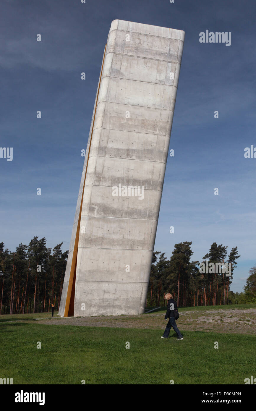 Wangen, Germany, observation tower at the site of the Sky Disc of Nebra ...