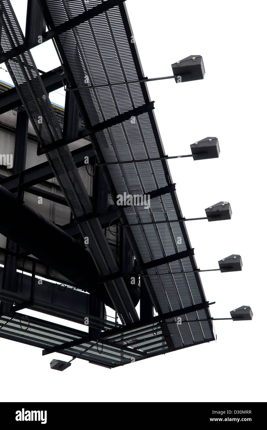 Detail of billboard signage with white sky Stock Photo - Alamy