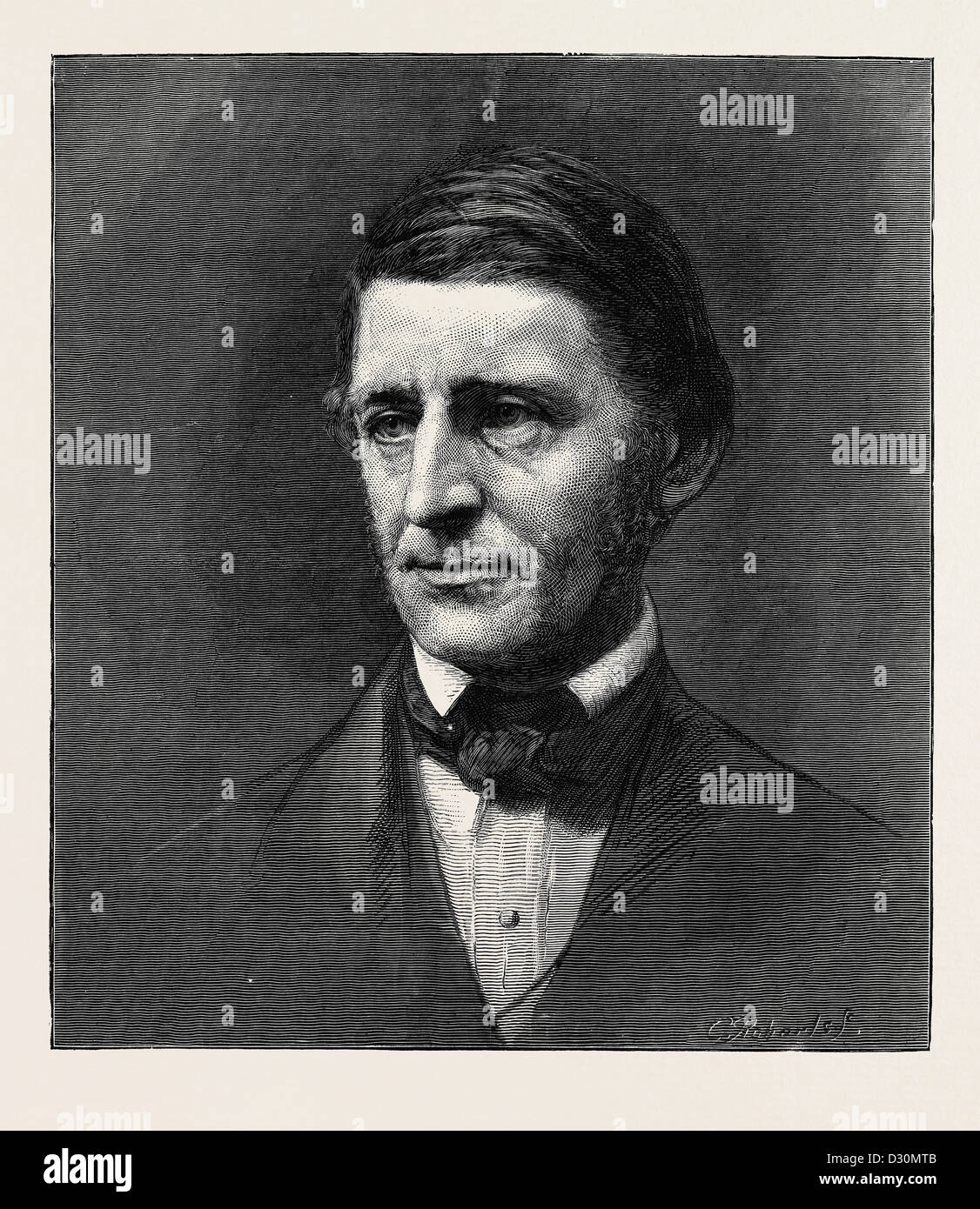 RALPH WALDO EMERSON Stock Photo - Alamy