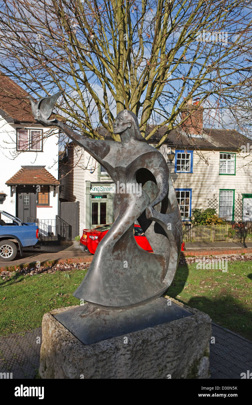 West malling kent high street hi-res stock photography and images - Alamy