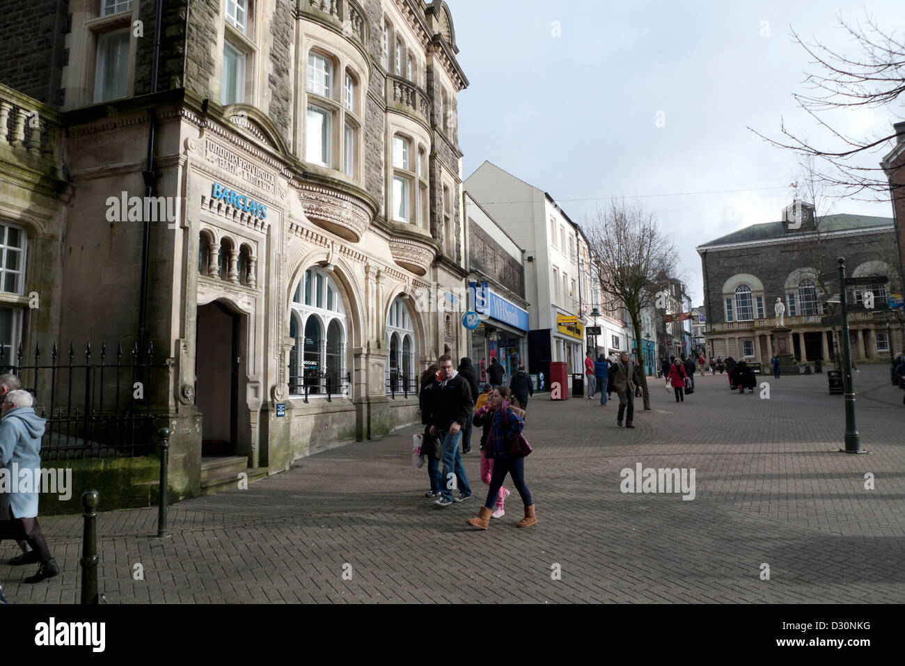Carmarthen guildhall square hi-res stock photography and images - Alamy