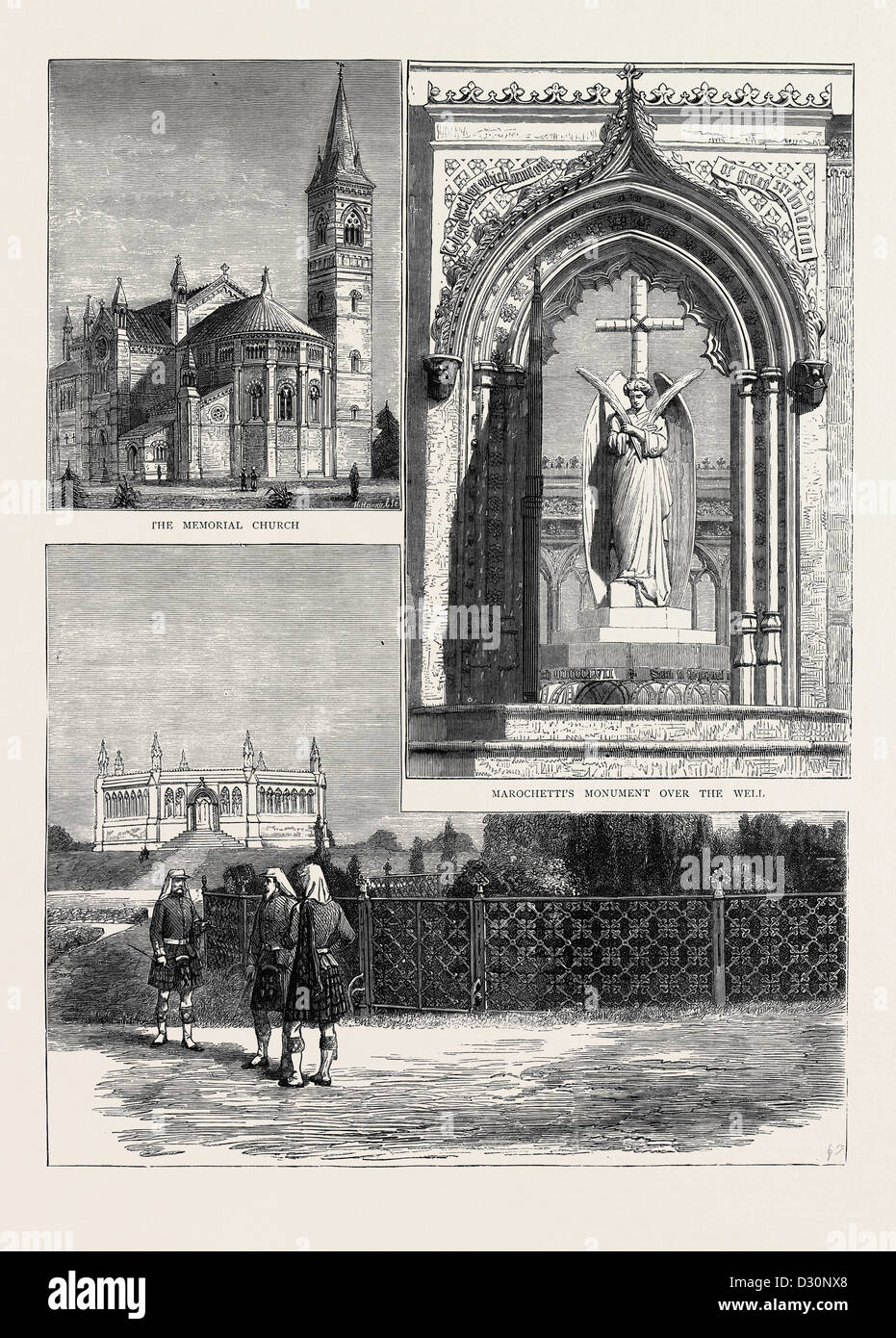 SCENE OF THE CAWNPORE MASSACRE OF 1857, MEMORIAL BUILDING AND GARDENS ... SCENE OF THE CAWNPORE MASSACRE OF 1857, MEMORIAL BUILDING AND GARDENS ...