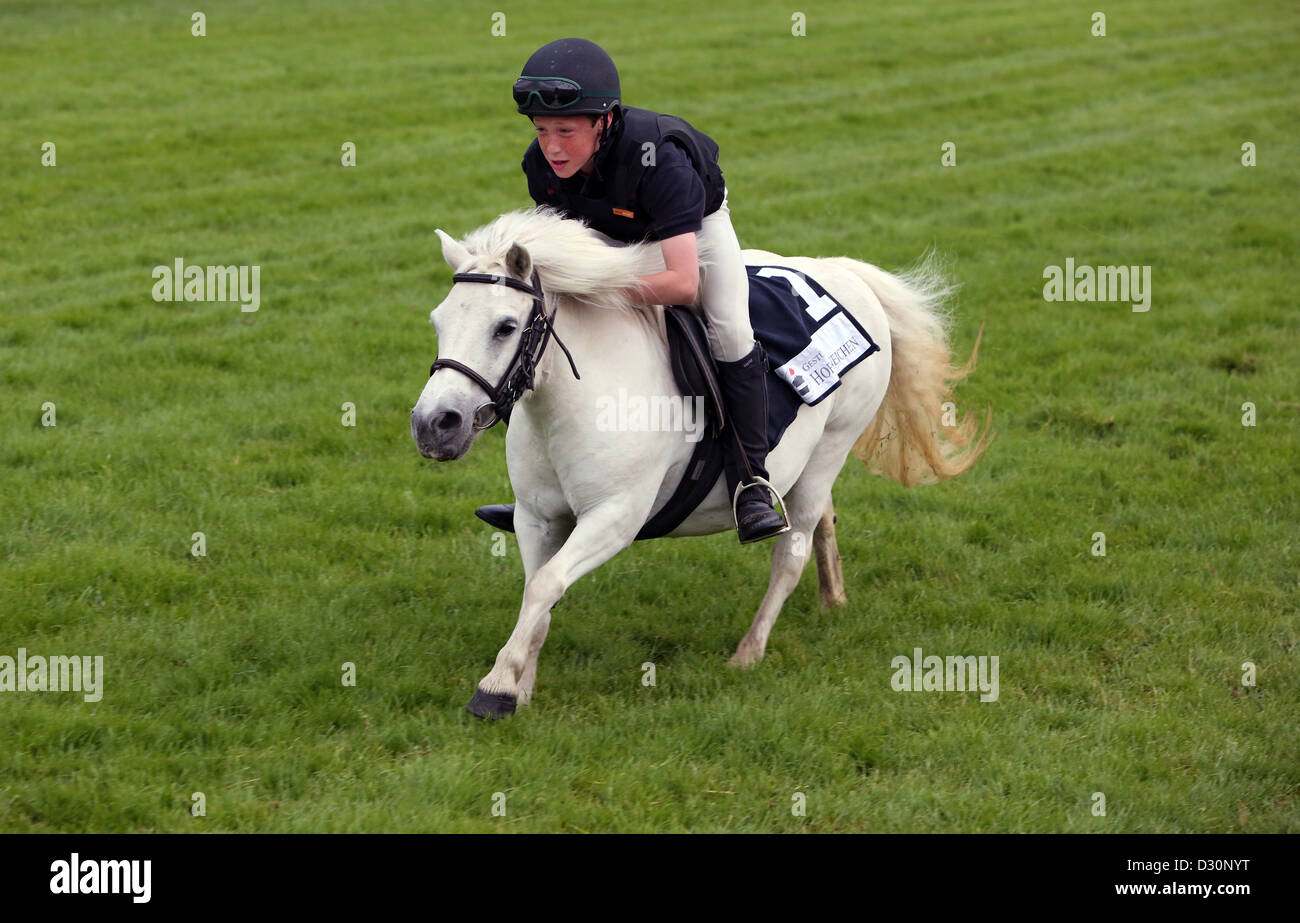 Pony boy riding hi-res stock photography and images - Alamy