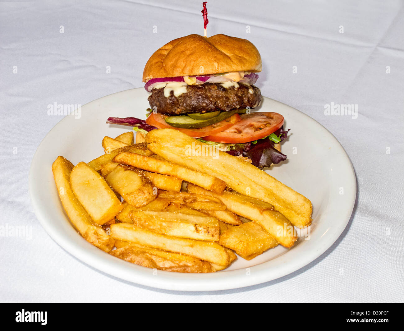 Bison burger served at Corner Pocket Brasserie, Fernie Alpine Resort ...