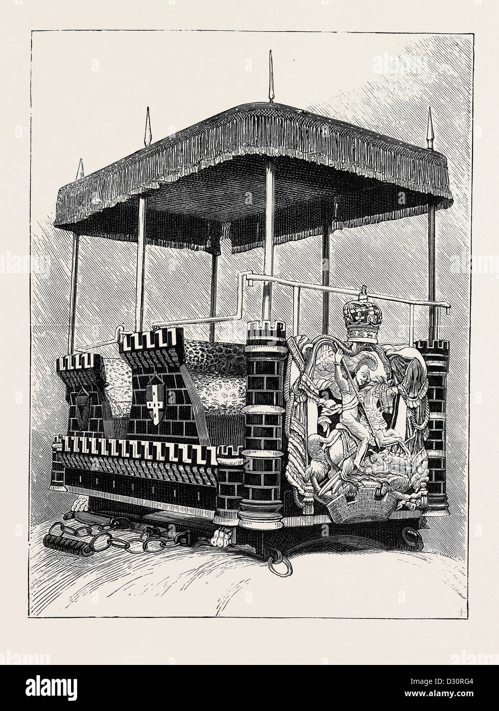 EMPRESS OF INDIA: STATE HOWDAH MANUFACTURED FOR THE DUKE OF BUCKINGHAM ...