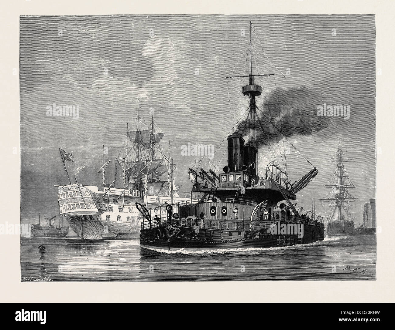 OUR NAVY: H.M.S. "THUNDERER Stock Photo - Alamy