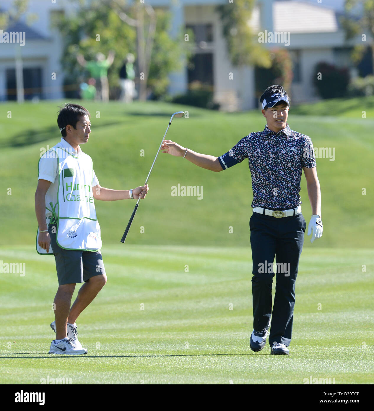 Ryo ishikawa japan caddie hiroyuki hi-res stock photography and images ...