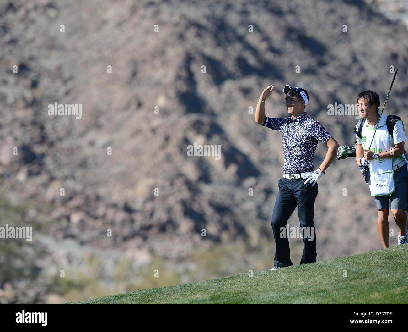Ryo ishikawa japan caddie hiroyuki hi-res stock photography and images ...