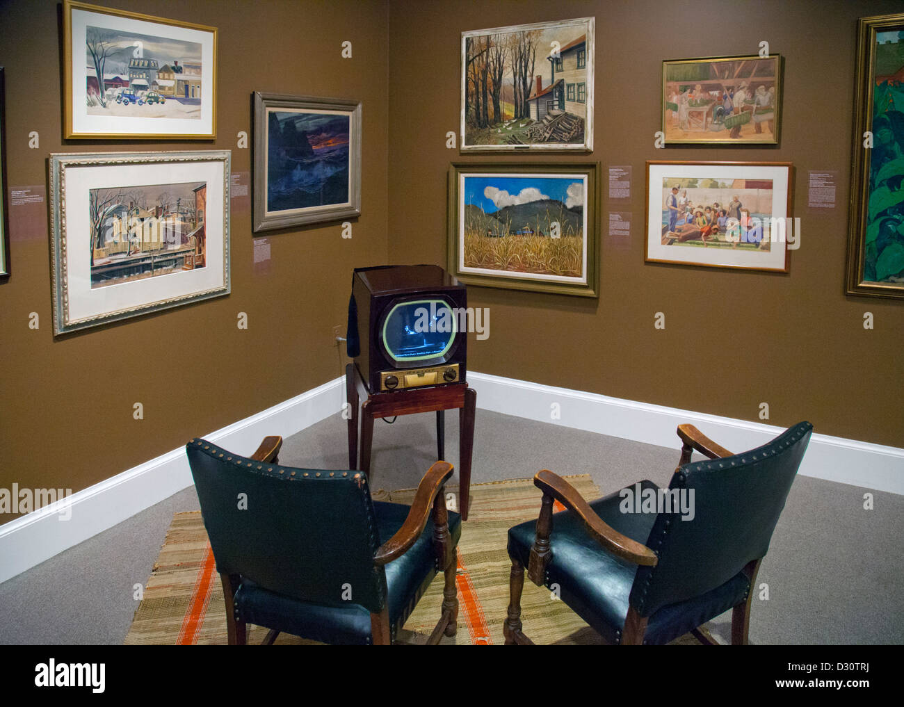 Mattatuck Museum arts and history center Stock Photo - Alamy