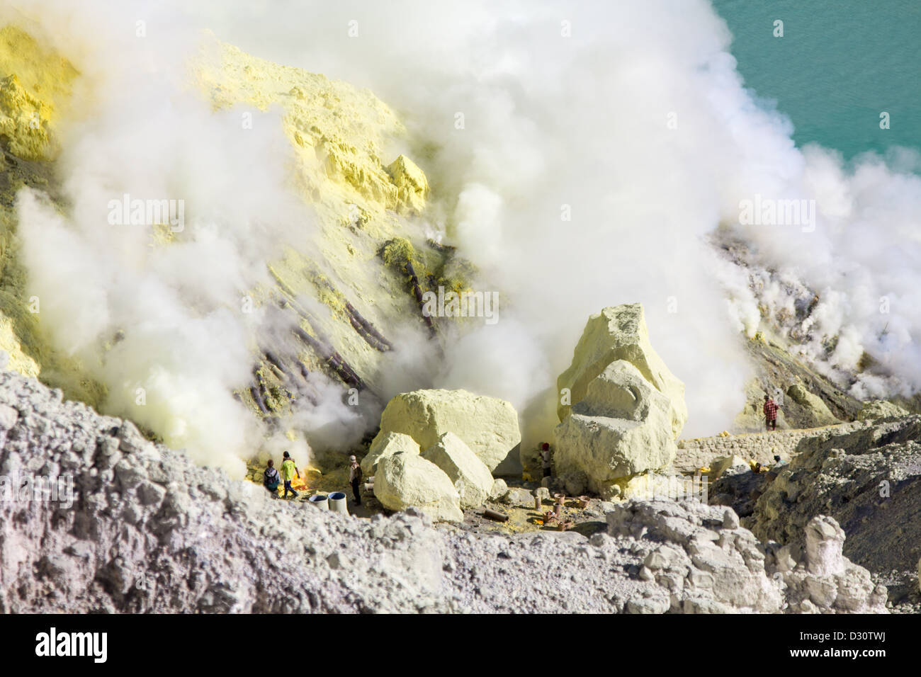 Mount Ijen Crater, Java, Indonesia Stock Photo - Alamy