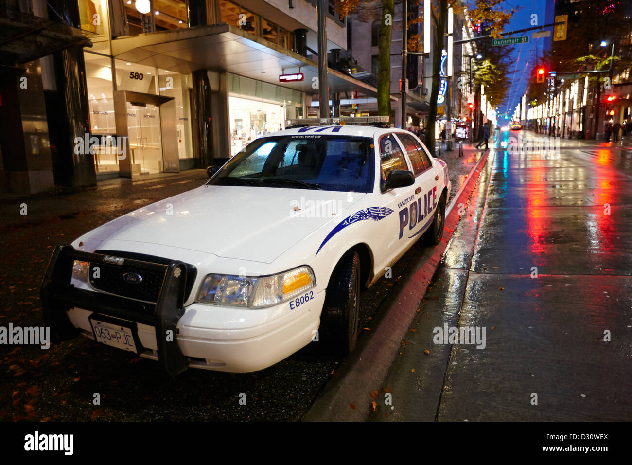 Vancouver police squad patrol car vehicle BC Canada Stock Photo - Alamy