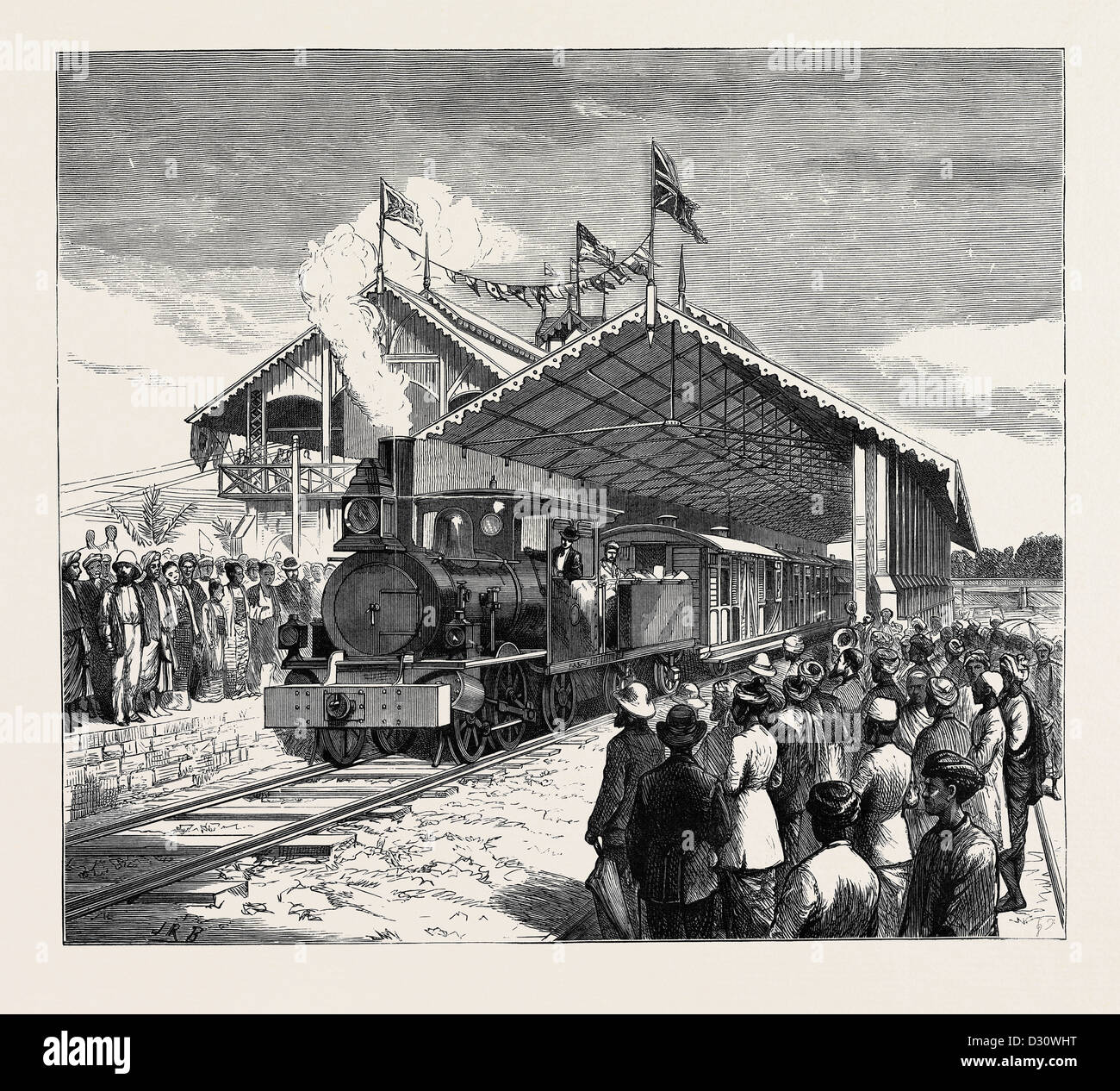 THE FIRST RAILWAY IN BRITISH BURMA: OPENING OF THE RANGOON AND ...