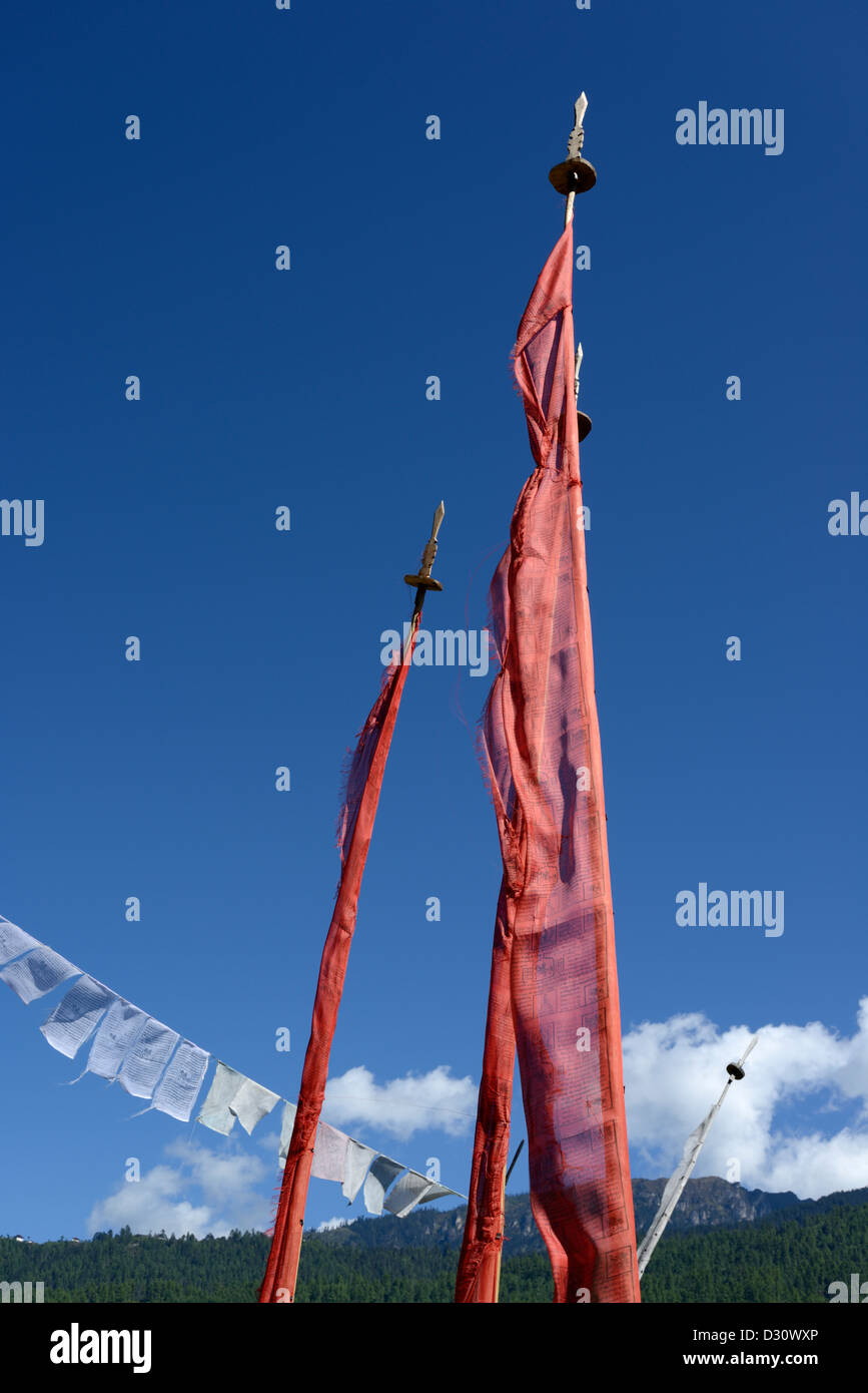 Bhutanese Manidhar prayer flags and lungdhar wind prayer flags,Bhutan ...