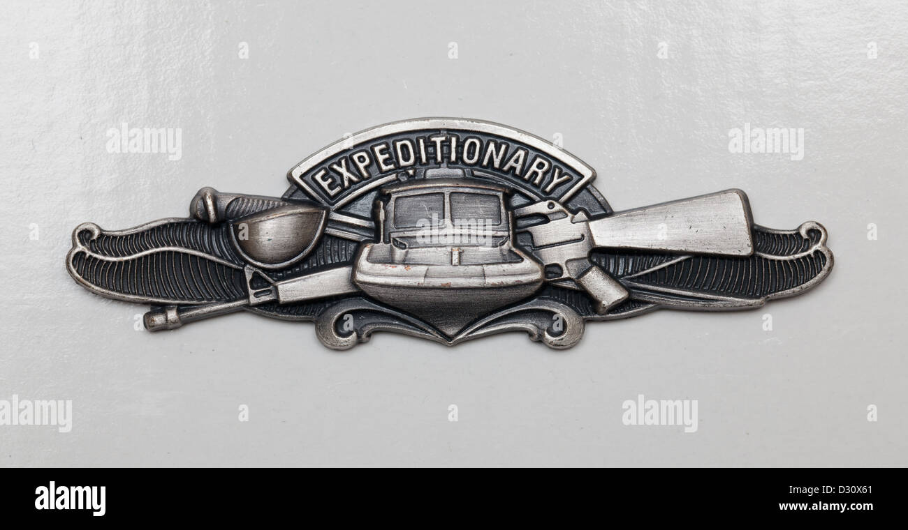 Navy Enlisted Expeditionary Warfare Specialist badge Stock Photo - Alamy