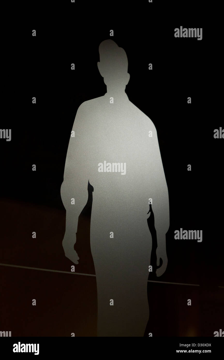 Silhouette Man Standing Figure High Resolution Stock Photography and ...