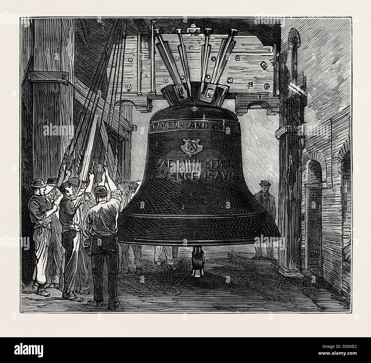 GREAT PAUL: THE NEW BELL FOR ST. PAUL'S CATHEDRAL: HUNG IN FOUNDRY FOR ...
