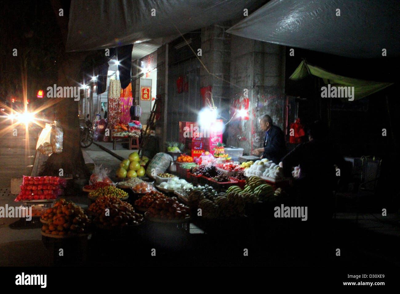 Fruit Store at China Stock Photo - Alamy