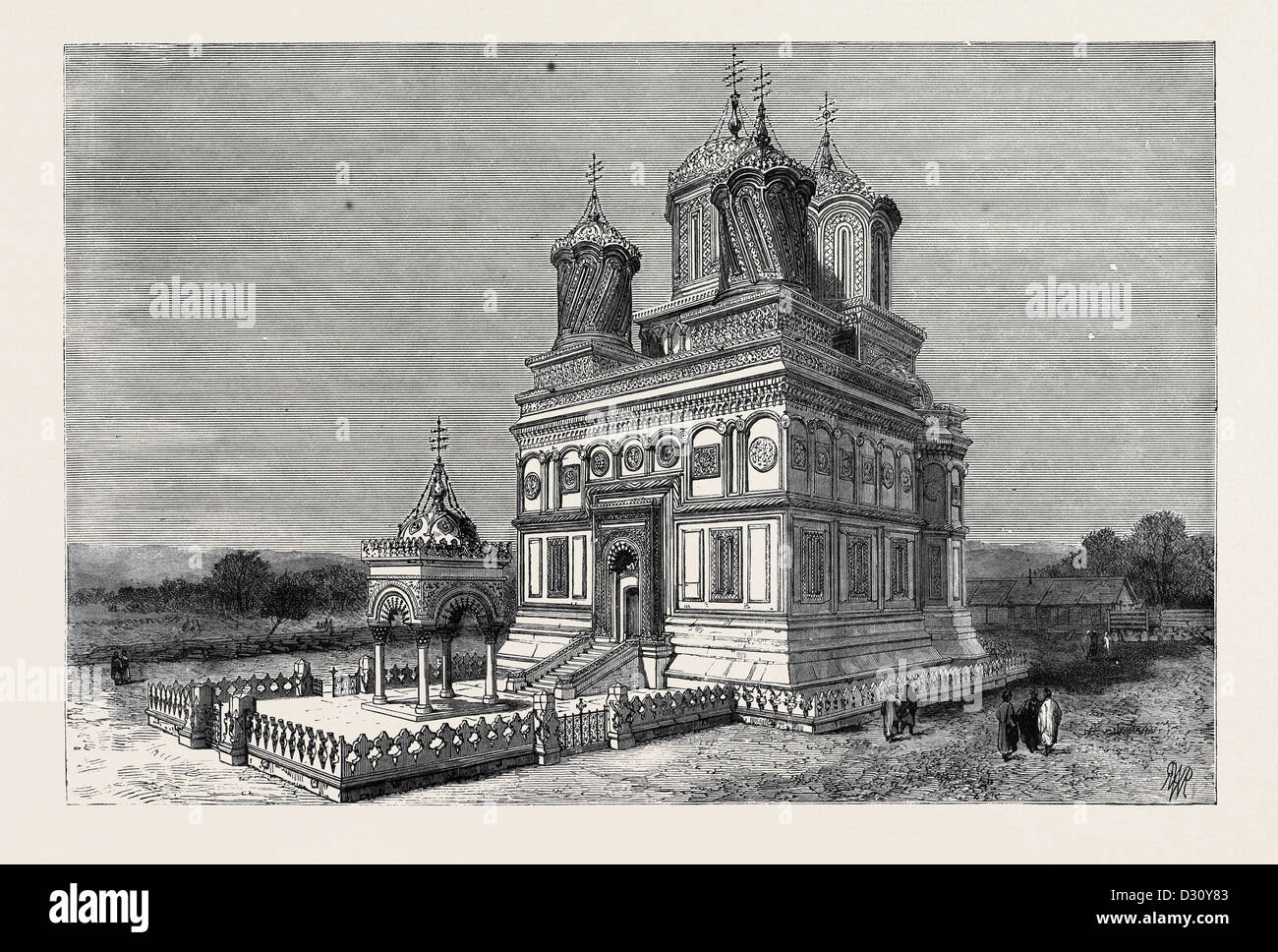 THE CATHEDRAL AT ARGES Stock Photo - Alamy