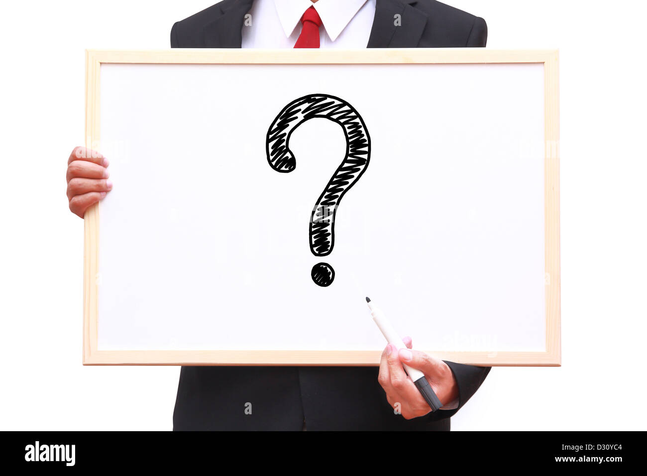 Question mark white board hi-res stock photography and images - Alamy