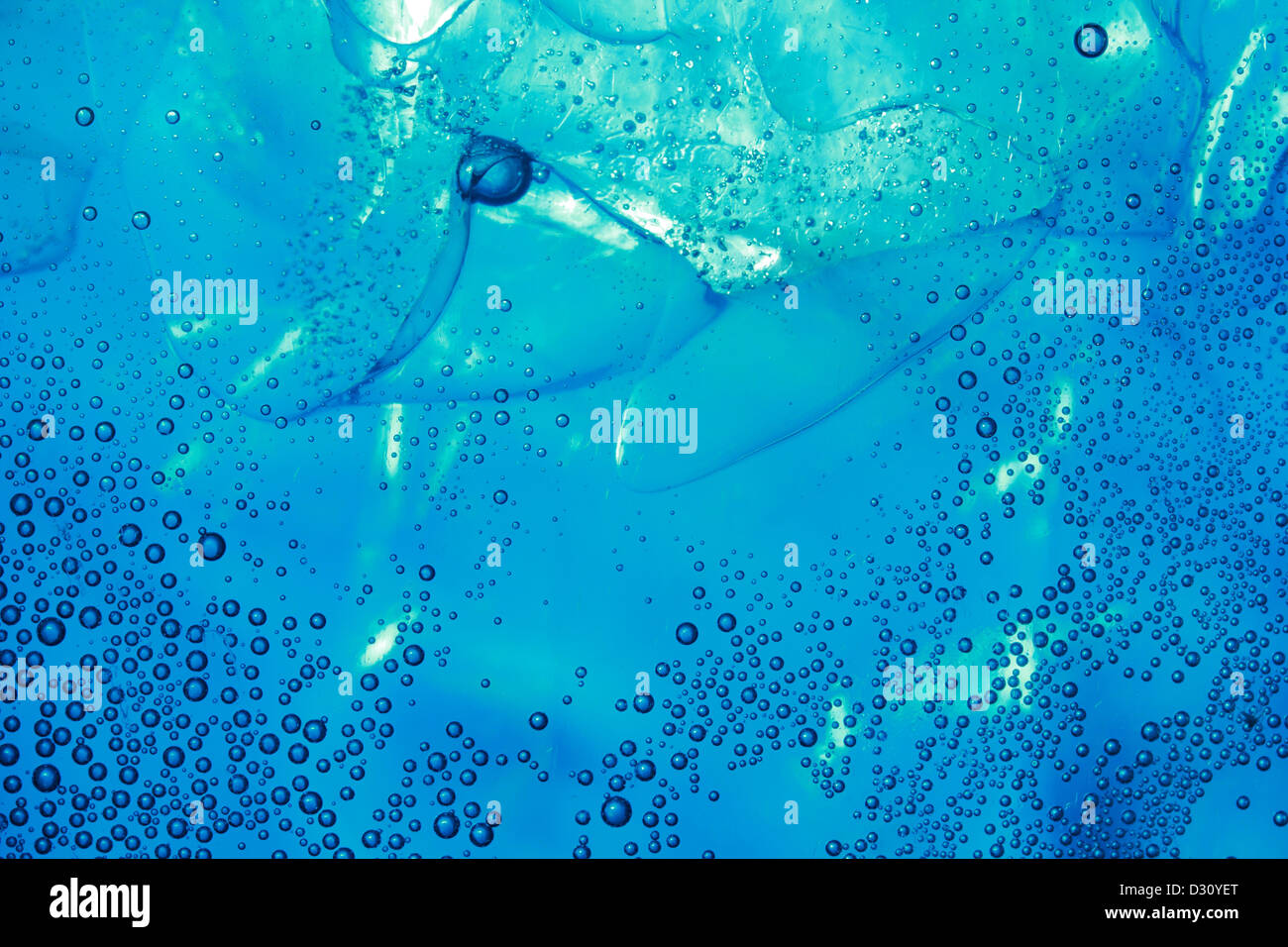 crystal in color water with bubble Stock Photo - Alamy