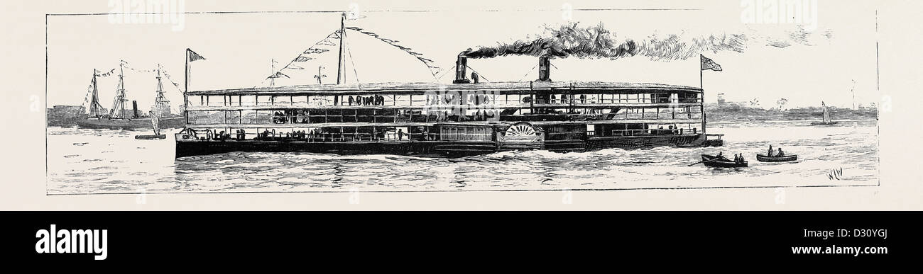 THE VICEROY OF INDIA'S VISIT TO RANGOON, BRITISH BURMA: A THREE-DECKED ...