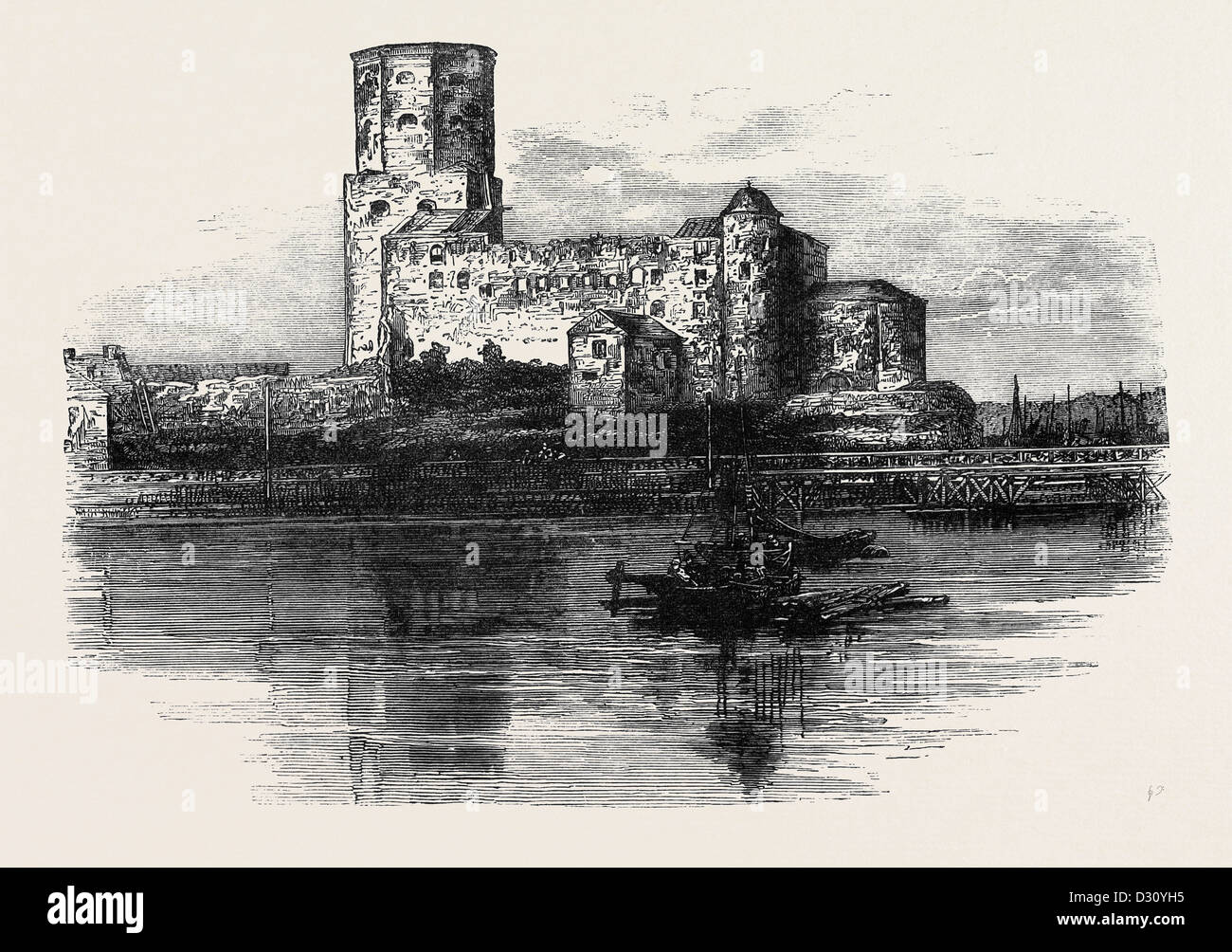 SIBERIA: THE CASTLE PRISON AT WIBORG Stock Photo - Alamy