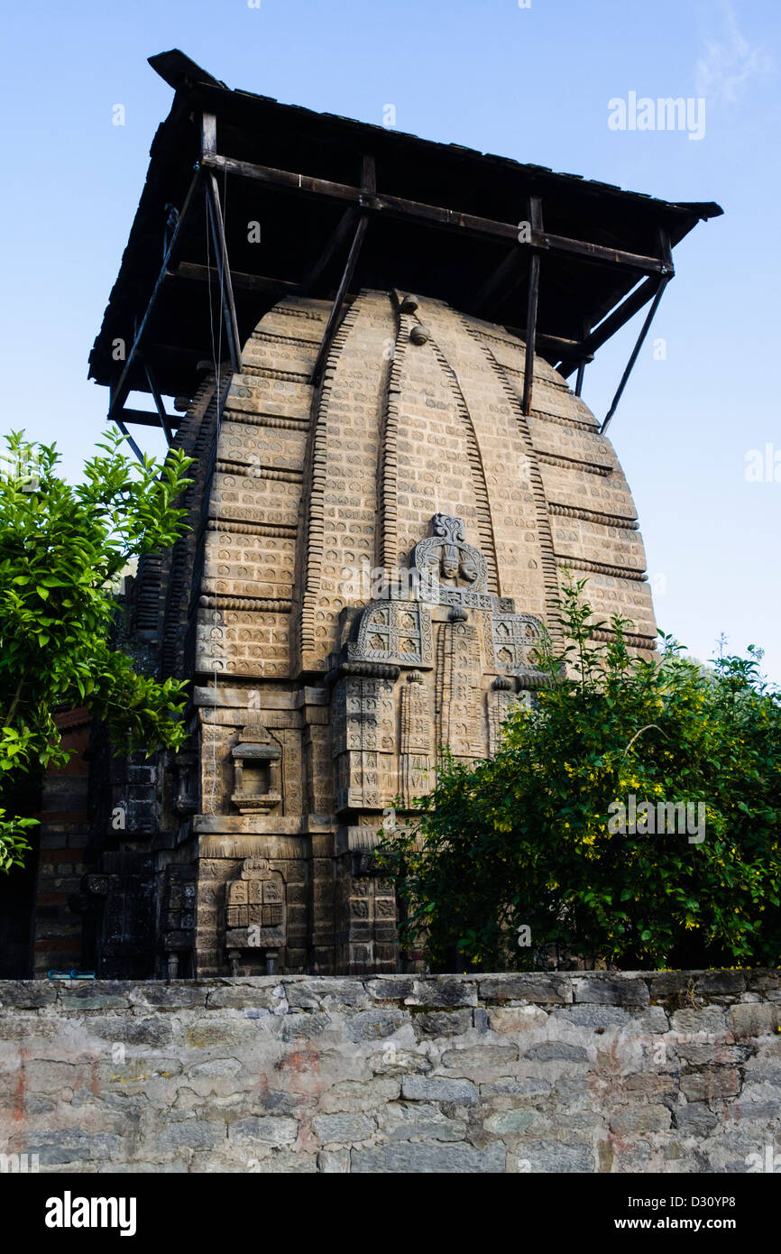 Krishna temple in Naggar, India Stock Photo - Alamy
