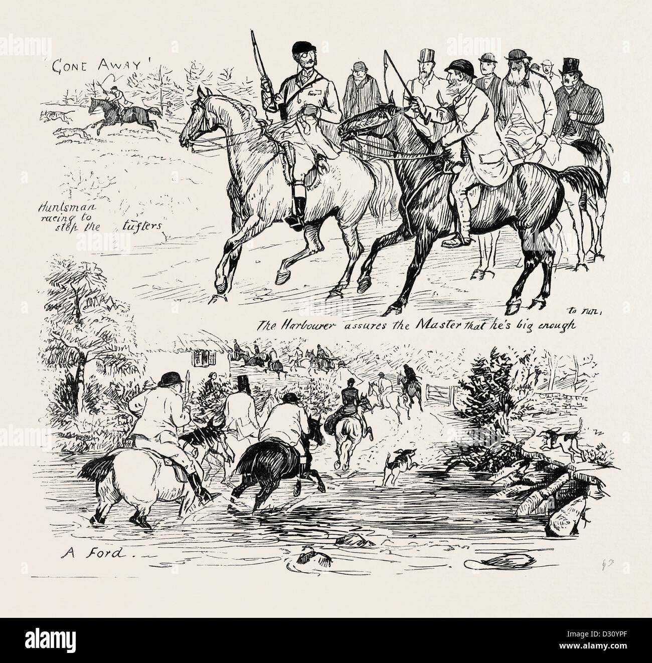 AT A DEER HUNT ON EXMOOR Stock Photo - Alamy