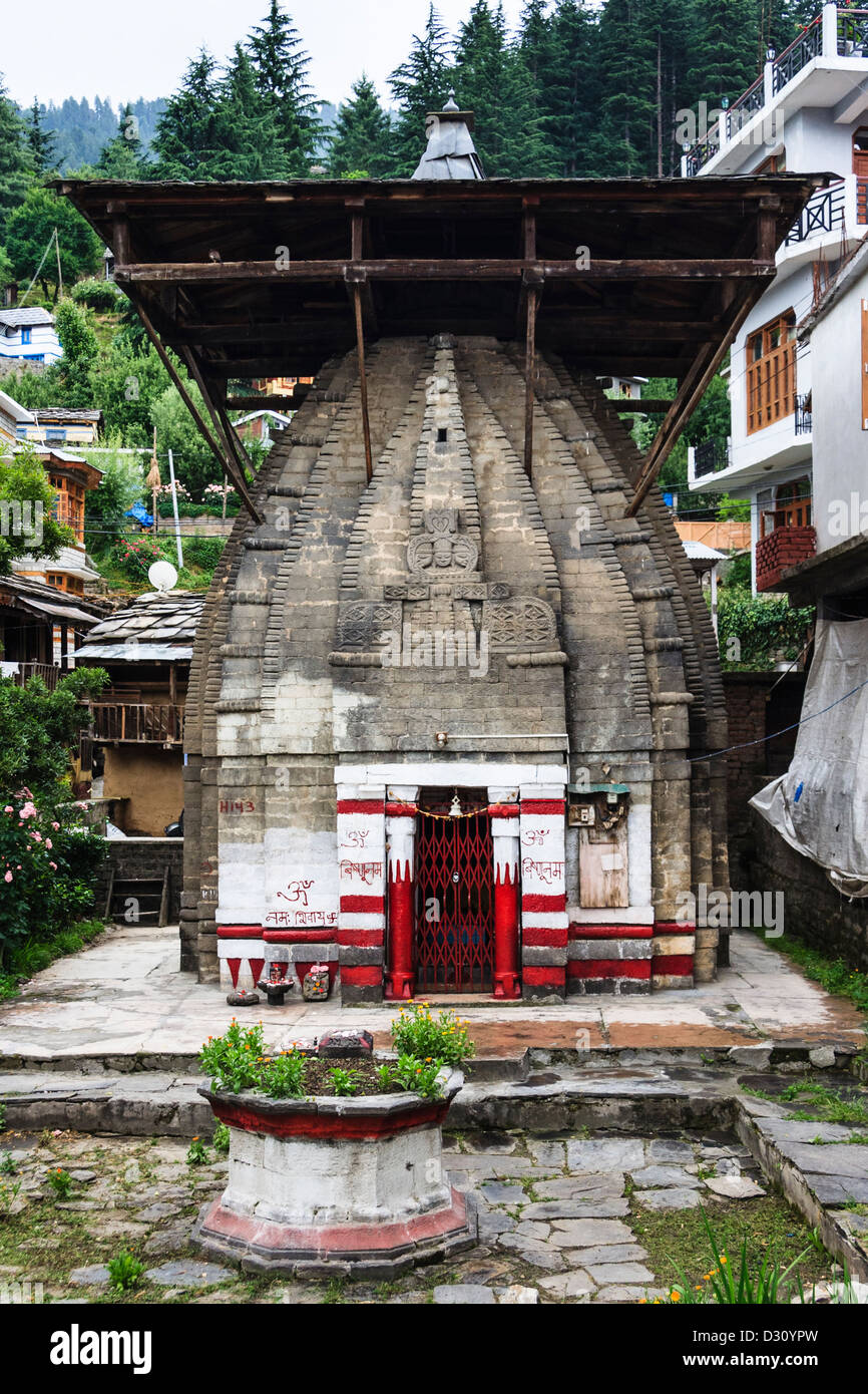 Vishnu temple in Naggar, Himachal Pradesh, India Stock Photo - Alamy