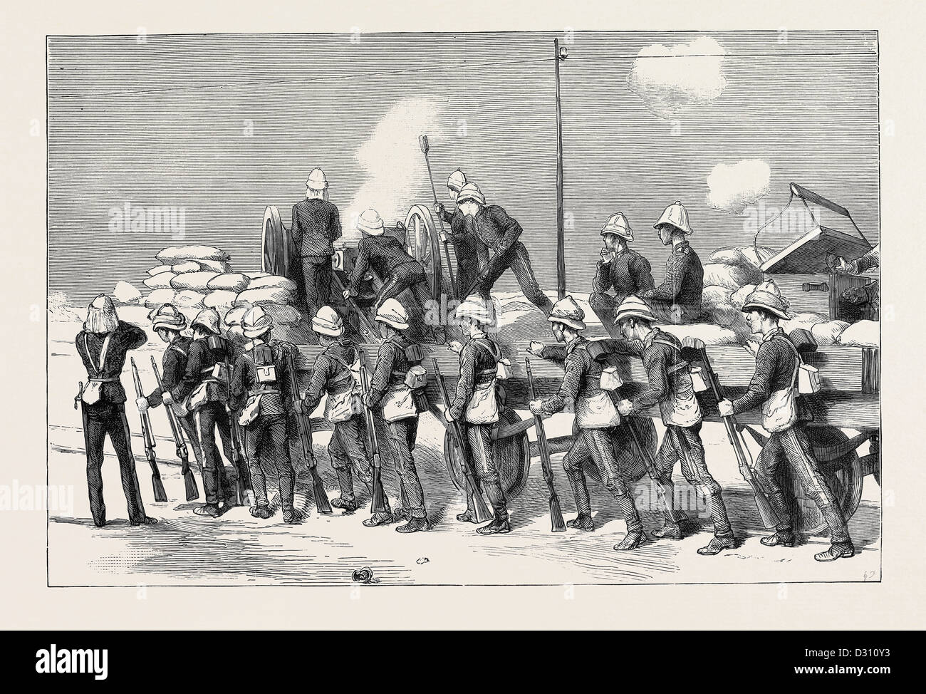 THE WAR IN EGYPT: FIGHTING ARABI WITH HIS OWN WEAPONS: WORKING THE ...