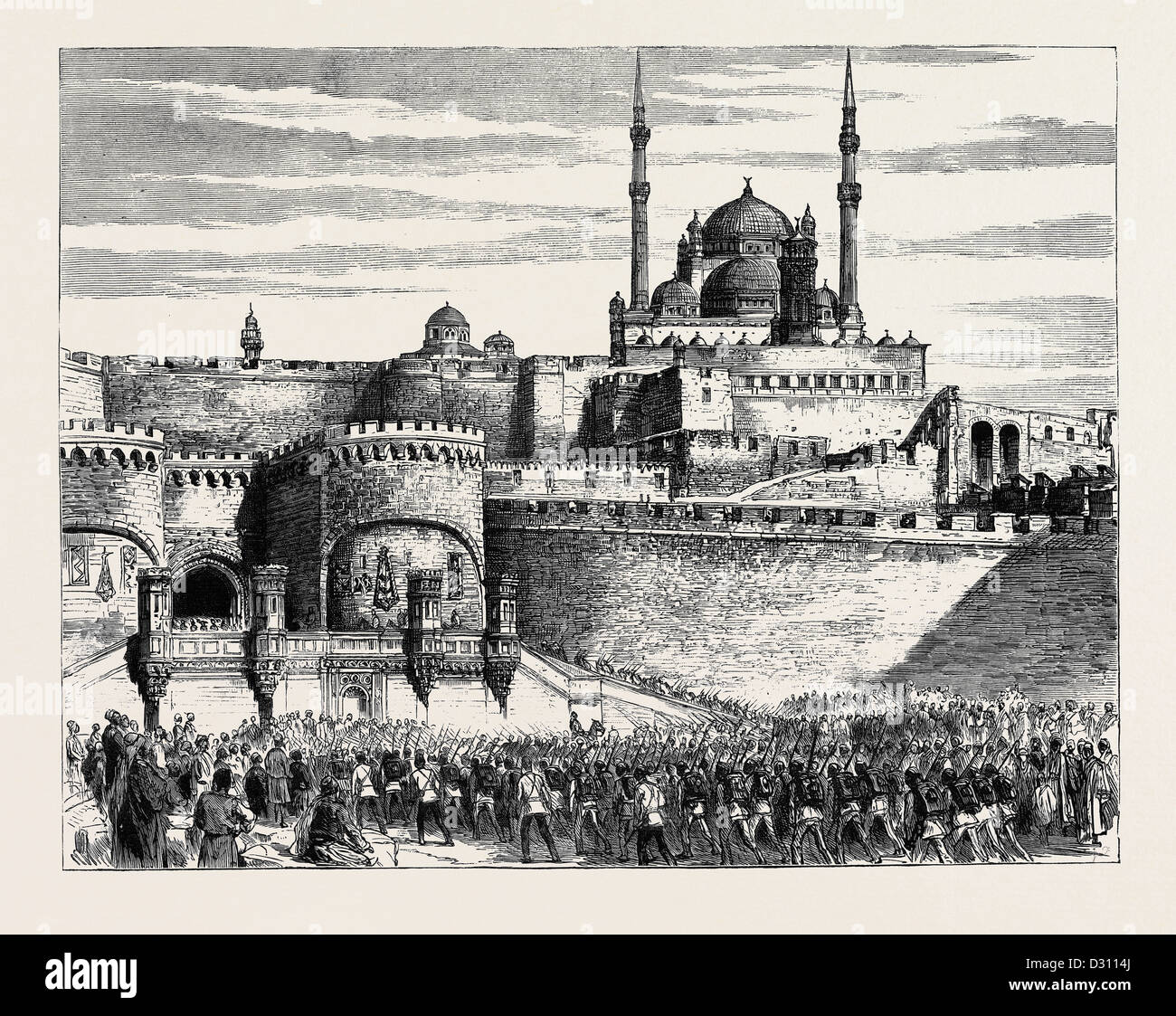 THE BRITISH OCCUPATION OF CAIRO: THE CITADEL, EGYPT Stock Photo - Alamy