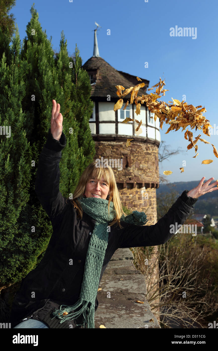 Rapunzel tower in trendelburg hi-res stock photography and images - Alamy