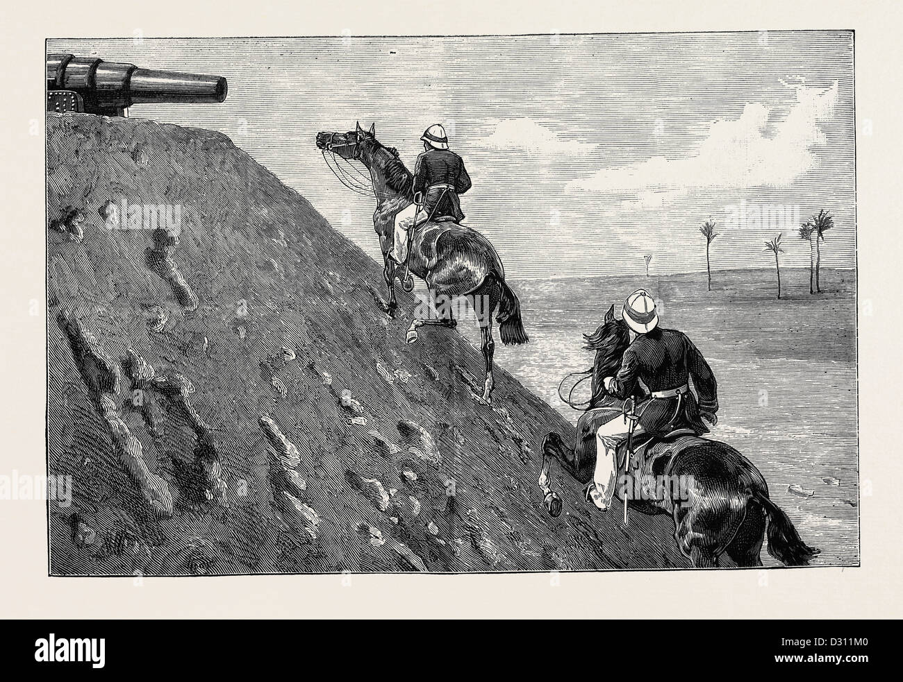 THE RECENT CAMPAIGN IN EGYPT, THE FORTS IN ABOUKIR BAY: GETTING INTO A ...