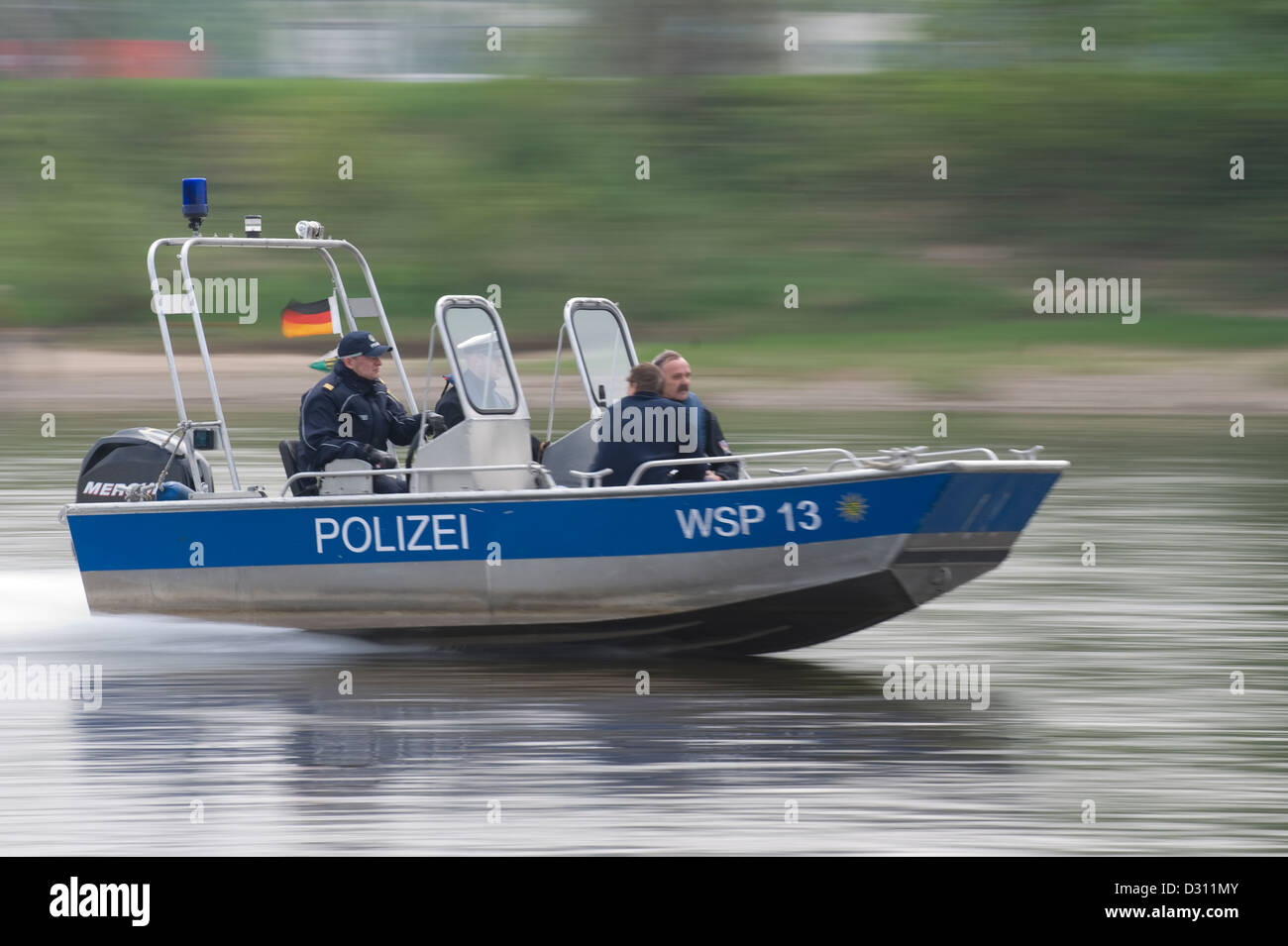 German police boat hi-res stock photography and images - Alamy