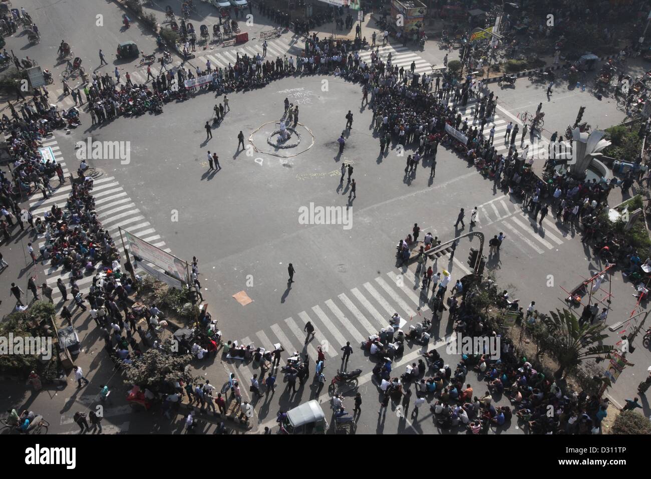 Feb. 6, 2013 - Dhaka, Bangladesh - Dhaka, Bangladesh- A Top shoots at ...