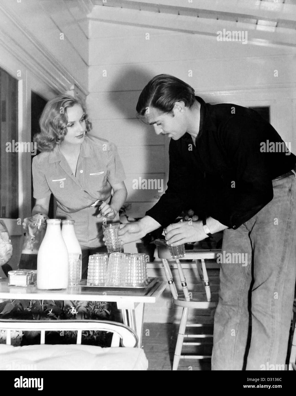 Clark gable on set Black and White Stock Photos & Images - Alamy