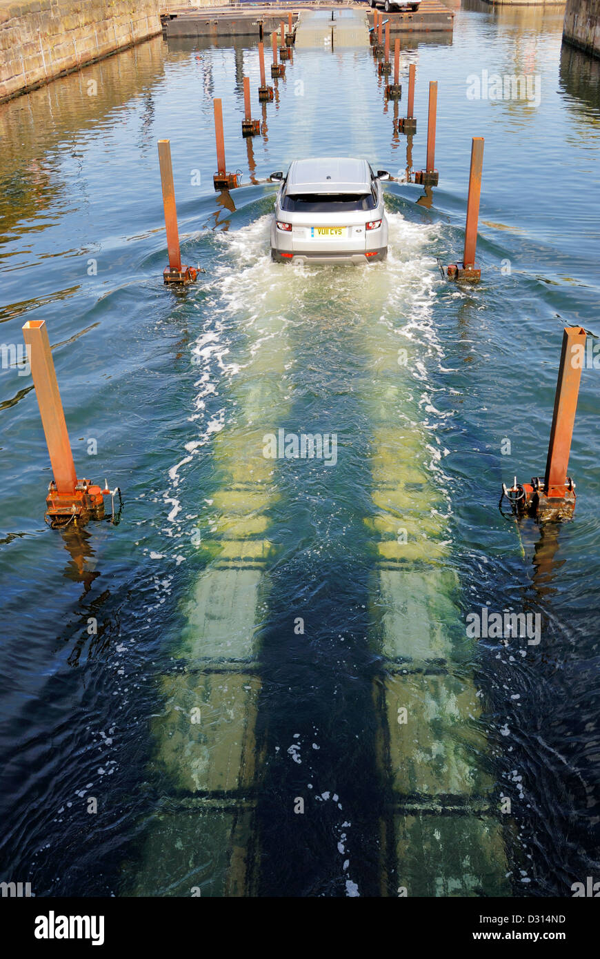 Range Rover Evoque during its launch in Liverpool Stock Photo - Alamy