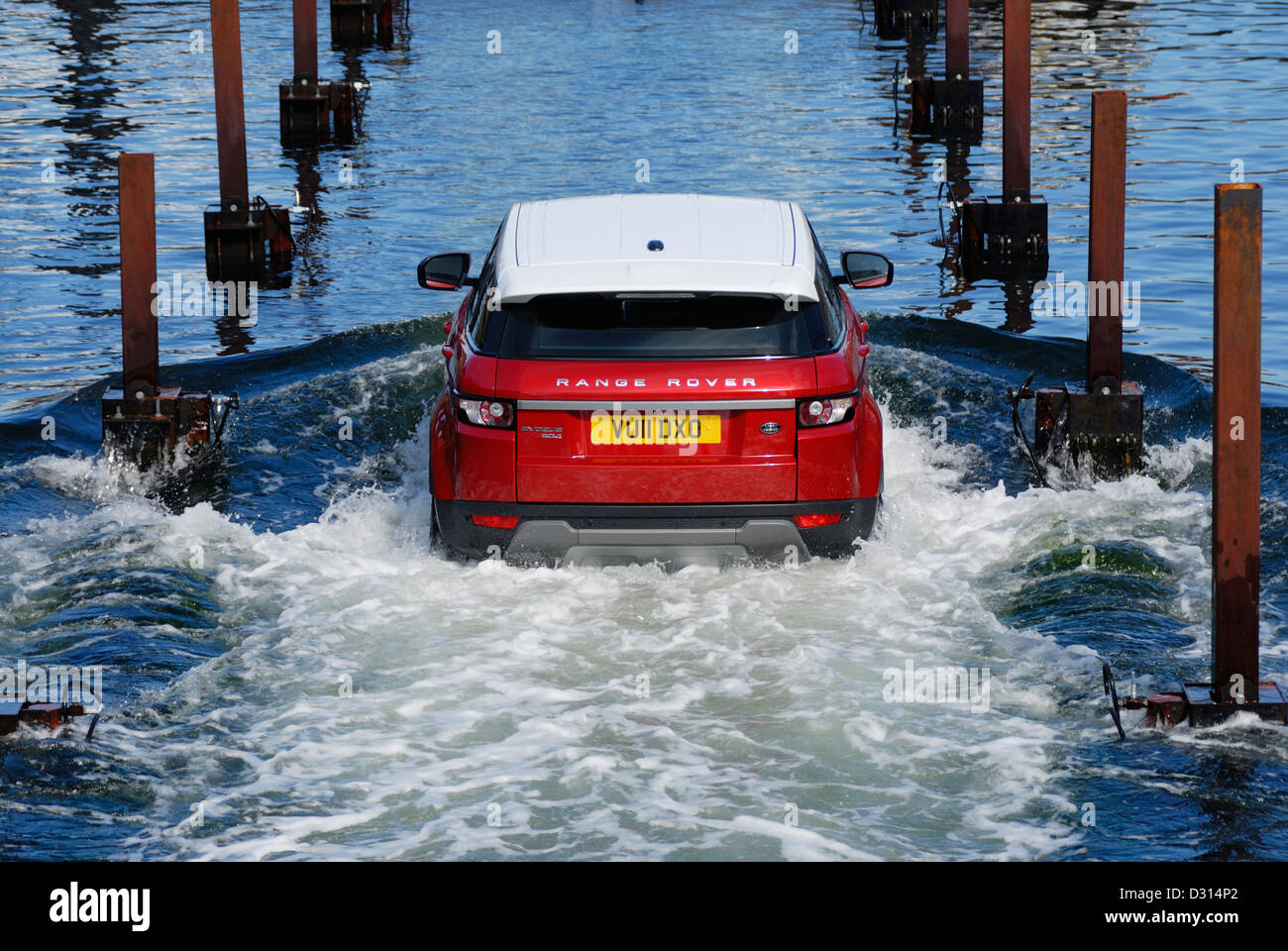 Range Rover Evoque during its launch in Liverpool Stock Photo - Alamy